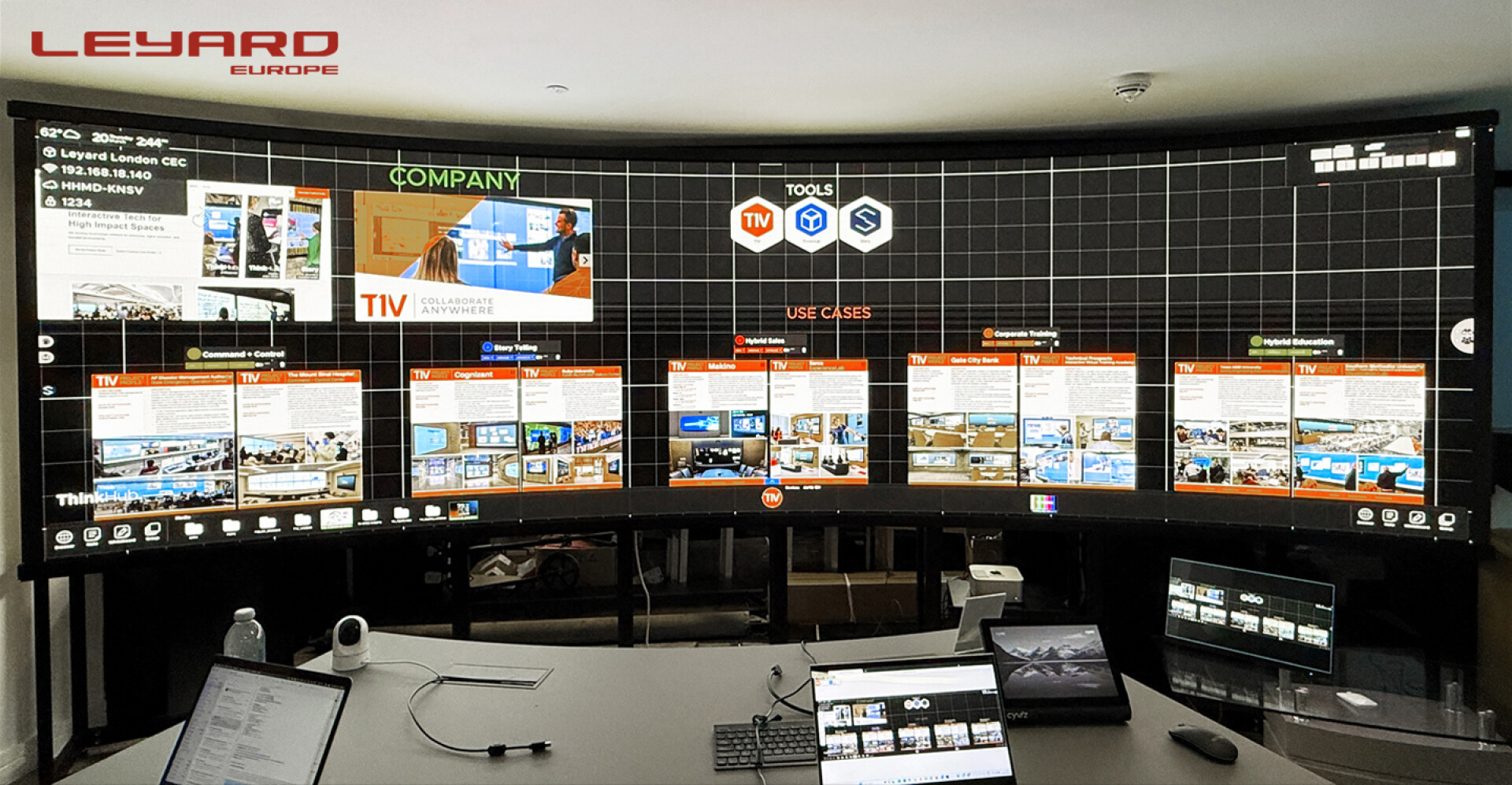 Leyard Partners with T1V on High Impact Space