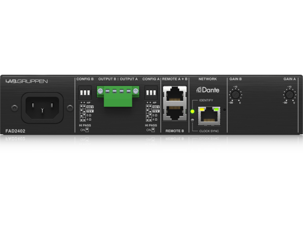 Lab Gruppen FAD2402 - 2 x 240 Watt Commercial Amplifier with Direct ...